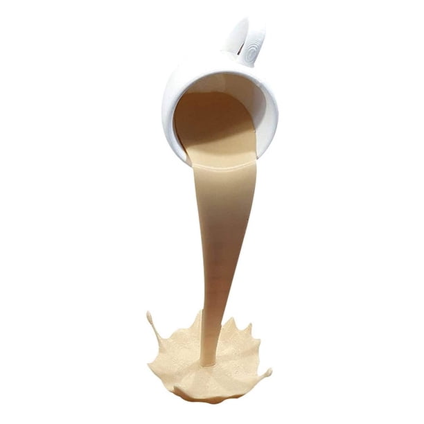CNKOO Floating Spilling Coffee Cup Sculpture Magic Pouring Liquid Home ...