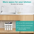 SimPure T1-400 UV Tankless Reverse Osmosis System, 8 Stage Filtration Purifier, TDS Nearly 0 ...