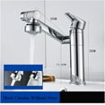 Bathroom Basin Faucet Deck Mounted Sink Splash Proof Mixer Water Tap ...