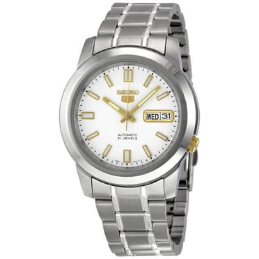 Seiko Automatic White Dial Men's Watch SNXG47K1 - Walmart.com