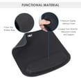 NEX Mouse Pad with Memory Foam Wrist Rest, Non-Slip Rubber Base Mouse ...