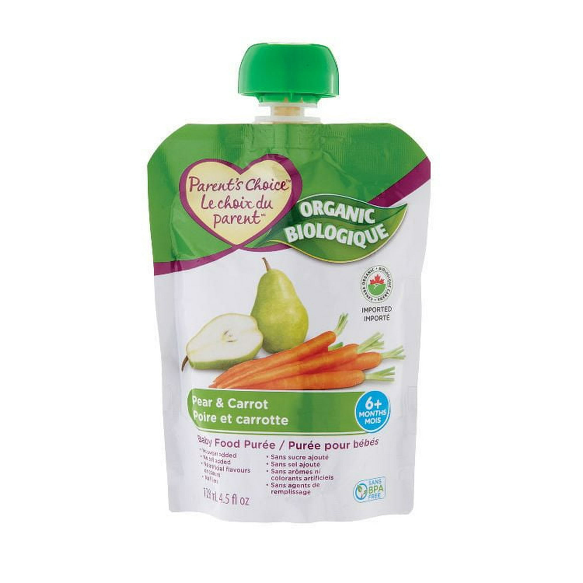 Click here for Parents Choice Organic Pear & Carrot Baby Food Pur... prices
