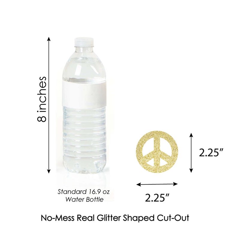 Glitter Peace Sign