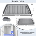 Refrigerator Drip Catcher Tray,Protector Ice and Water Dispenser Pan ...