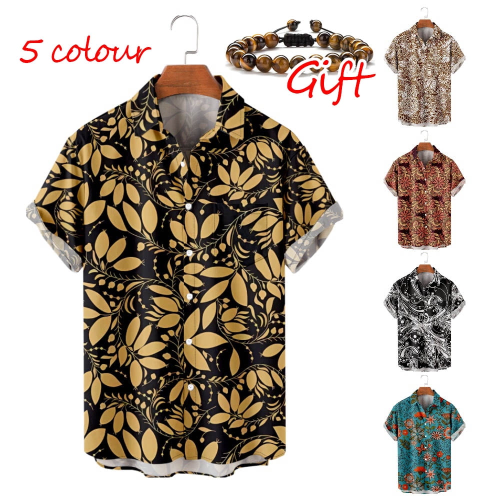 Paisley Men Summer Shirt Unique Top Hawaiian Top for Travelling and ...