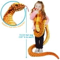 Qamra the King Cobra | 102 Inch Long Big Snake Stuffed Animal Python ...