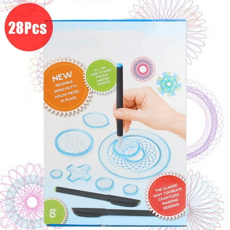 27Pcs/set DIY Original Spirograph Ruler Design Draw Kid Art Craft Create Set | Walmart Canada