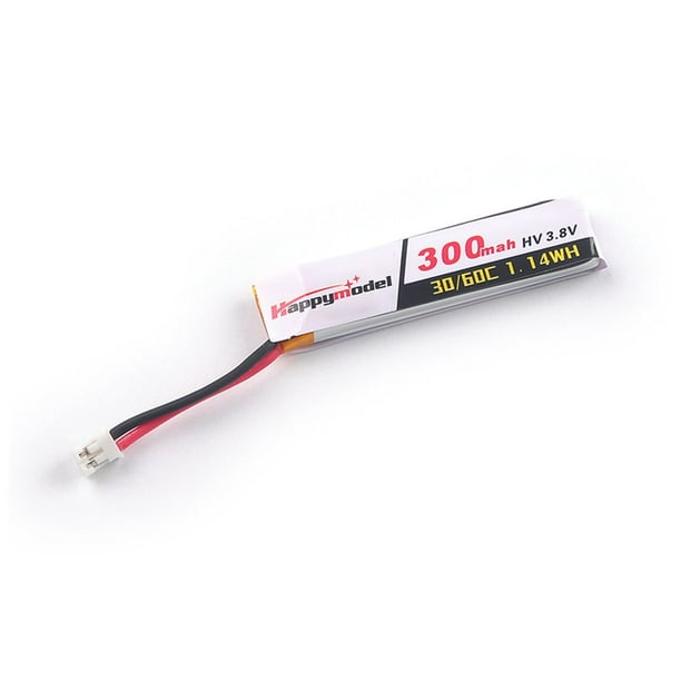 Happymodel Mobula6 Mobula 6 3.8V 300mAh 30C 1S Lipo Battery PH2.0 Plug ...