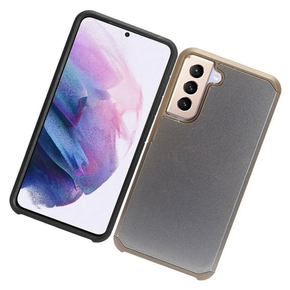 Case for Samsung Galaxy S21 FE Stylish Design Marble Armor Dual Layer 2 ...