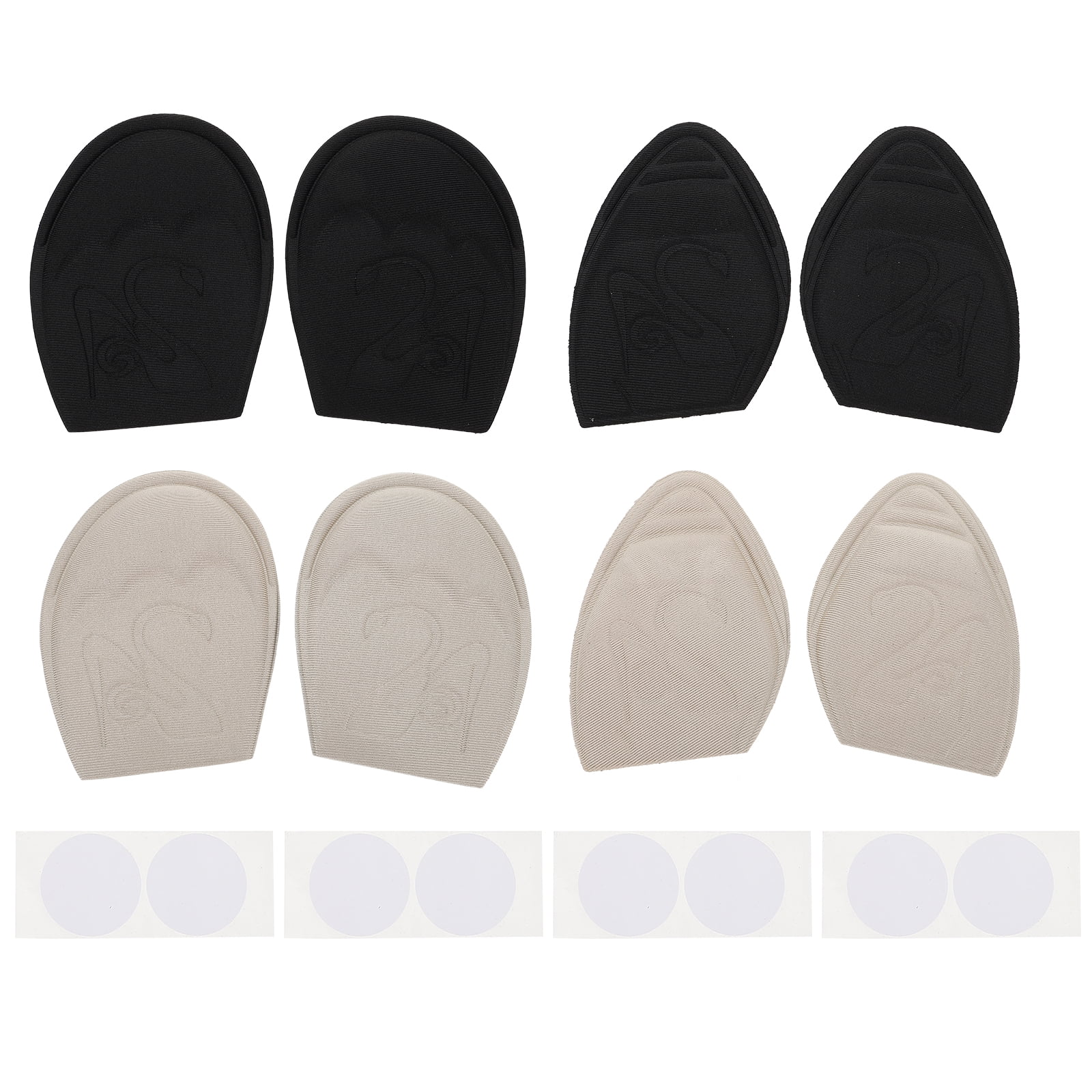4 Pairs of Forefoot Wear Pads High Heel Insoles Practical Anti-wear ...