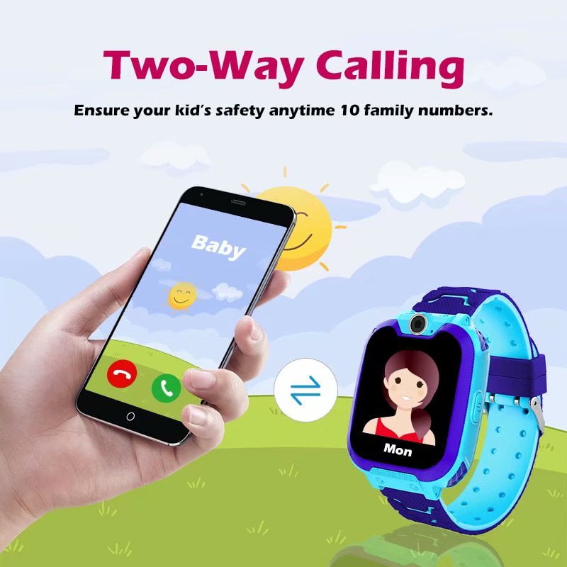 Kids Smartwatch Phone Game Watches Touch Screen Camera Watch with SOS ...