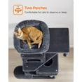 Feandrea Cat Tree 61 Inch Cat Tower For Indoor Cats Plush Multi Level