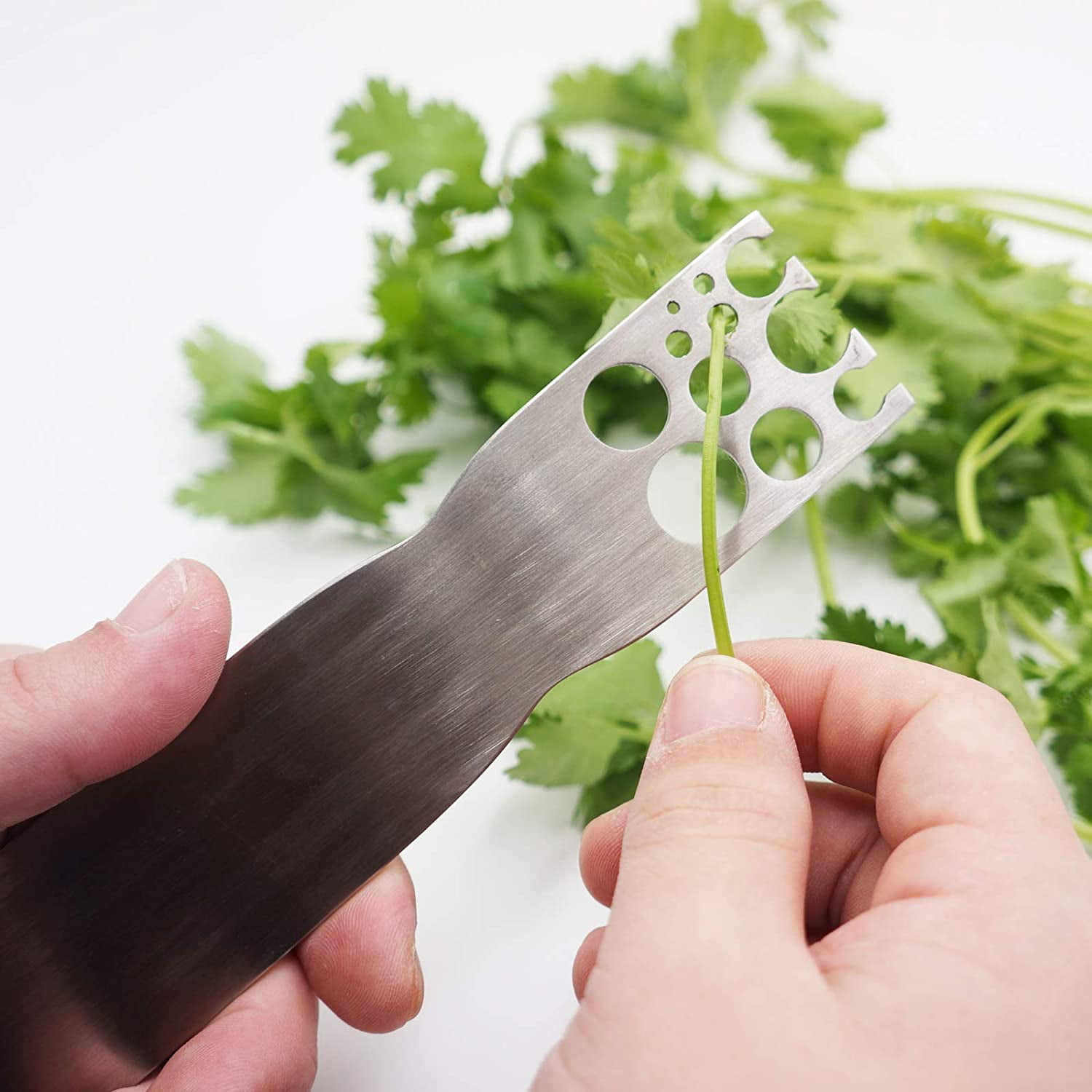 Stainless Steel Herb Stripper - Kale Kitchen Gadgets/Leaf Stripping ...