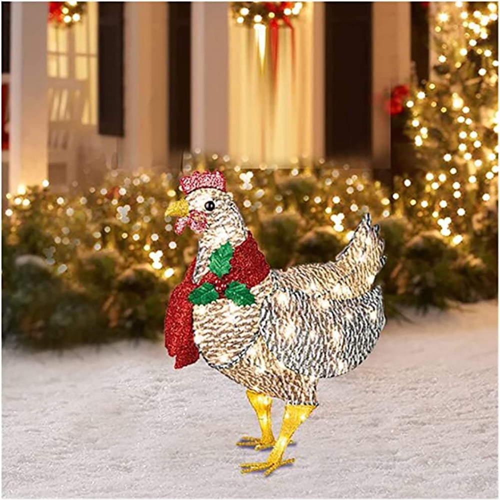 Click here for Generic Chicken Ornament For Christmas Tree Farm C... prices