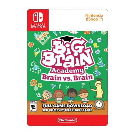Nintendo Switch Big Brain Academy Brain v Brain 39.99 (Digital Code ...