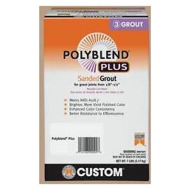 Custom Building Products 104002 7 lbs Bone Polyblend Plus Sand Grout ...