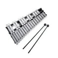 Dcenta 30 Note Foldable Glockenspiel Xylophone with Wood Base, 2 ...