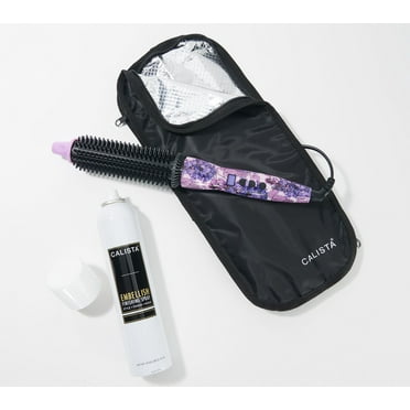 Calista Perfecter Pro Heated Round Brush with Bag - Floral - Walmart.com