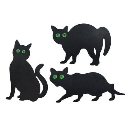 Garden Scare Cats Outdoor Scarecrow Cat Outdoor Garden Stake Deterrent ...