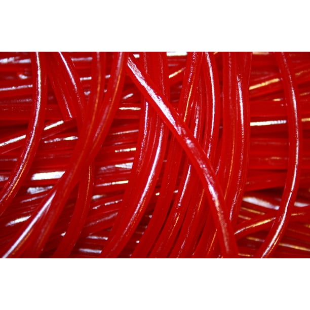 BAYSIDECANDY LICORICE LACES RED, 1LB - Walmart.com