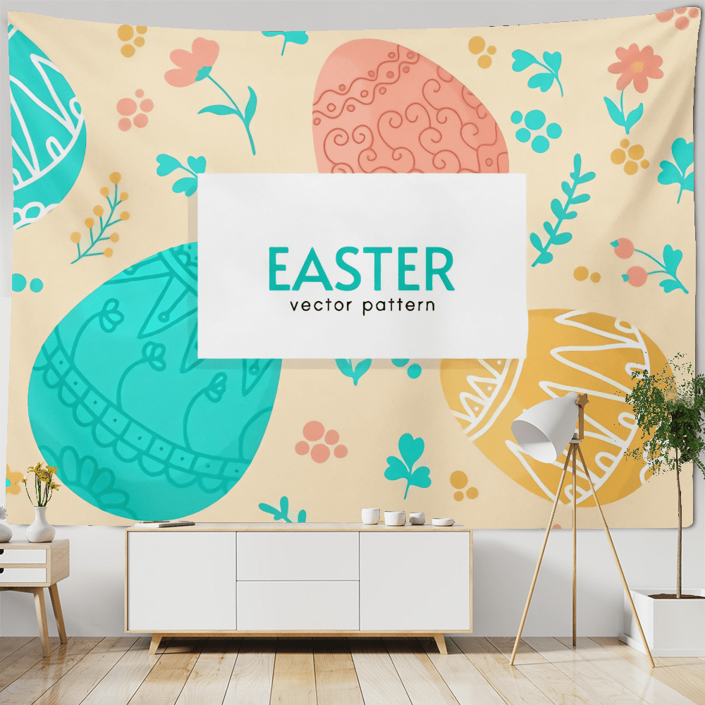 Easter Colorful Eggs Photography Backdrops Easter Party Backdrop ...
