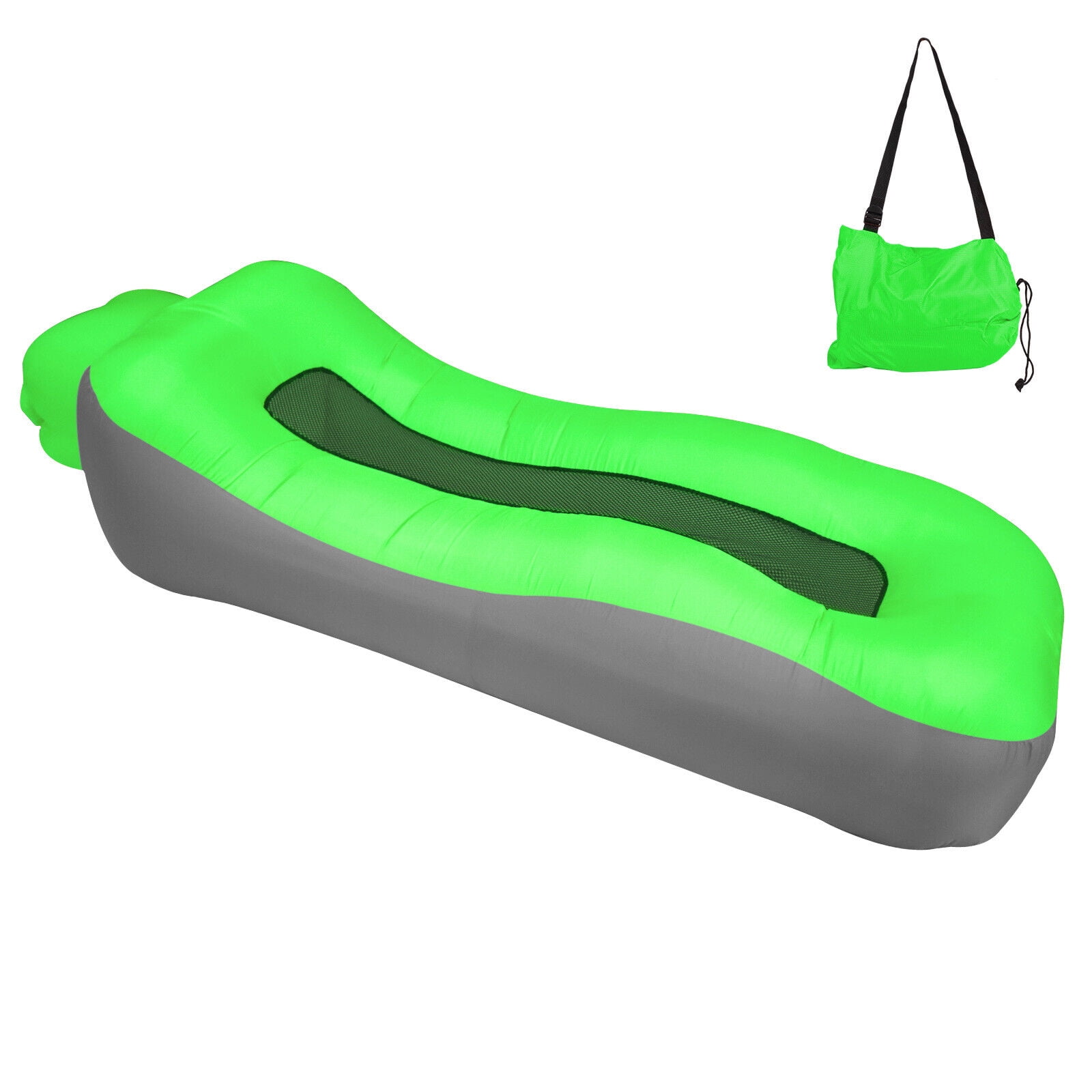 JIAN YA NA Instant Inflatable Lounger Air Sofa Hammock Lazy Bed Camping ...