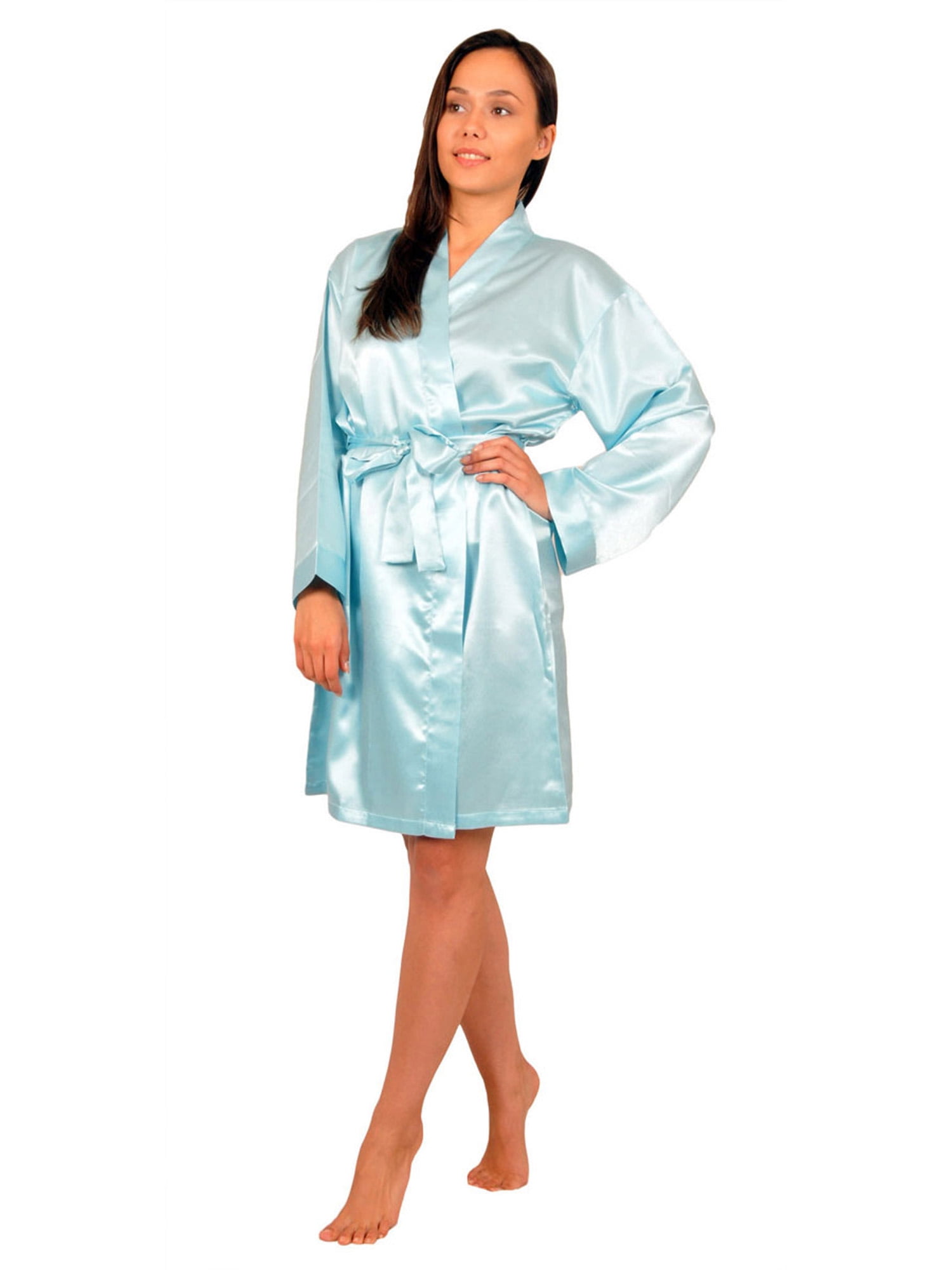 Up2date Fashion's Women's Solid-Color Short Robe - Walmart.com