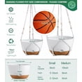 Diigabo 3-Pack 8-inch Self-Watering Hanging Planters with Macrame ...