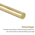 1Pack Brass Round Rods, 5/16 Inch Brass Solid Round Rod Lathe Bar Stock ...