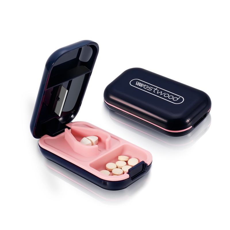 sixwipe Pill Cutter, Pill Splitter with Retracting Blade Guard ...