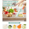 Food Processor Electric Mandoline Slicer Upright Vegetable Chopper ...