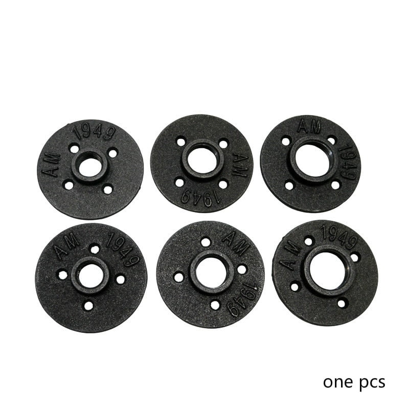 DN15 to DN50 Iron Cast Floor Flanges Casting Antique Flange Base Bracket Tube Pipe Loft ...