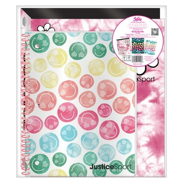 Justice Binder Bundle, 1" Binder, Notebook, Paper Pocket Folder ...