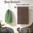 Net Sponge 4 count, for Smooth , Long Stretch Wash Cloth for Cleansing ...