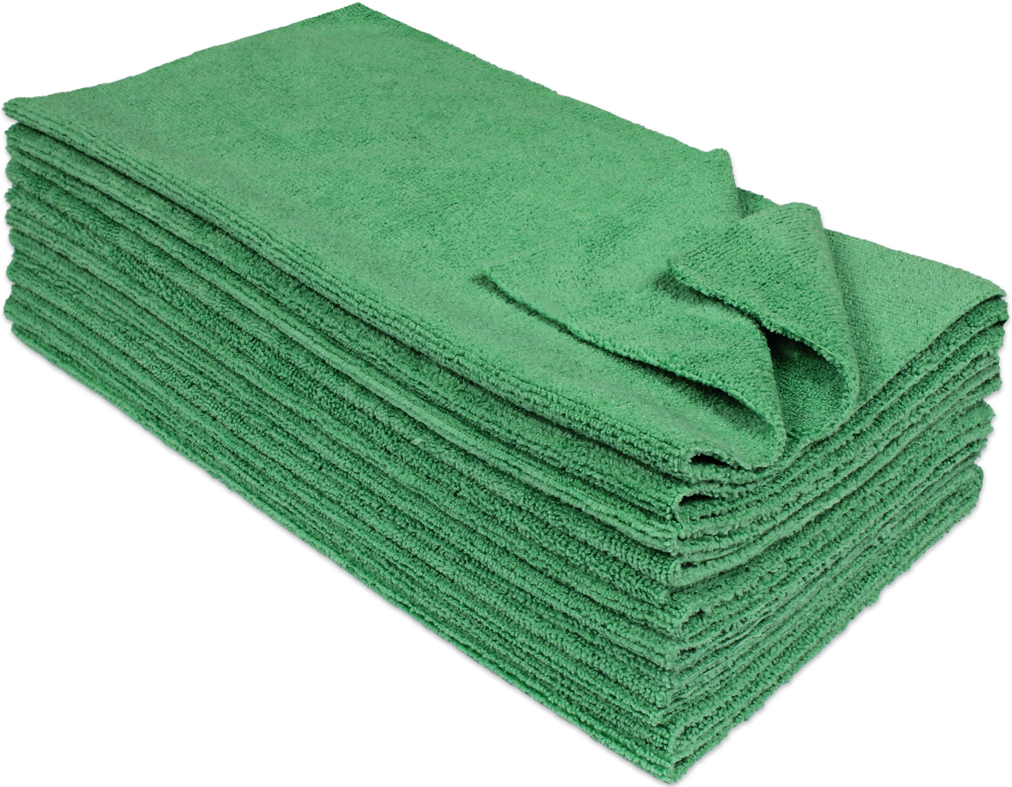Eurow Microfiber 14 x 14in 300 GSM Ultrasonic Cut Cleaning Towels 12 ...