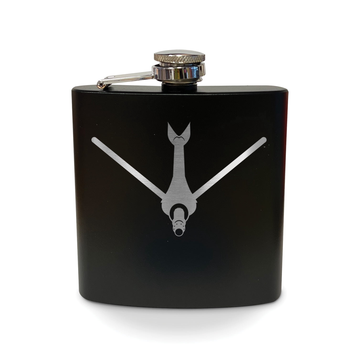 Boom Pod KC-130 / KC-135 Boom Pod Flask 6 oz - Laser Engraved ...
