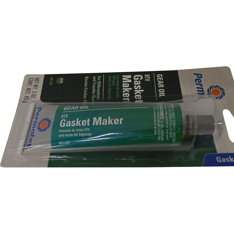 RTV Gasket Maker Permatex Gear Oil RTV Silicone Gasket Maker (3 Oz Tube ...