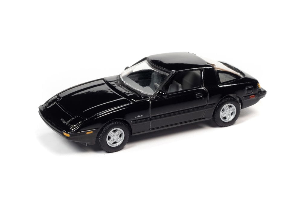 1981 Mazda RX-7, Brilliant Black - Johnny Lightning JLSP191/24A - 1/64 ...