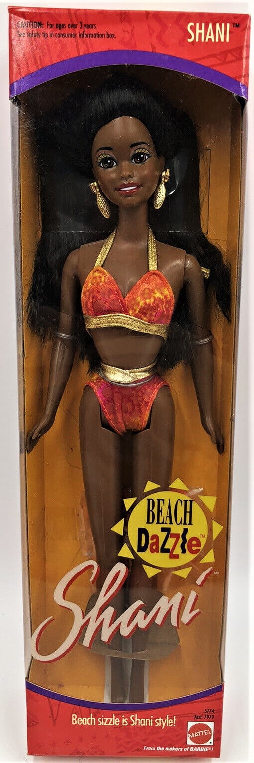 Shani Beach Dazzle Barbie Doll 1991 Mattel 5774 - Walmart.com