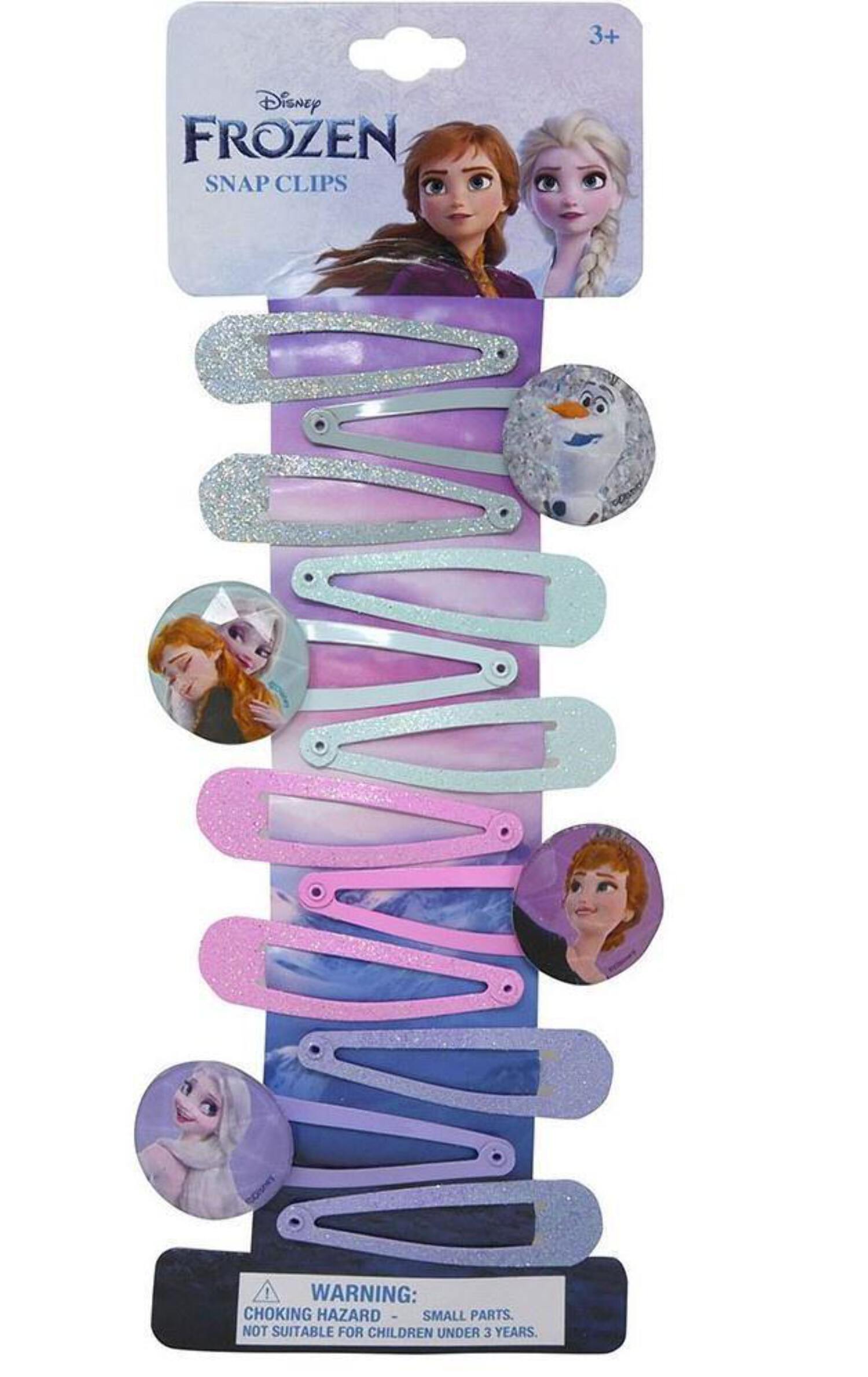 Frozen 12pk Snap Clips on Card - Walmart.com