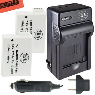 BM Premium 2 Pack of NP-FV50A High Capacity Batteries and Battery Charger for Sony Handycam ...