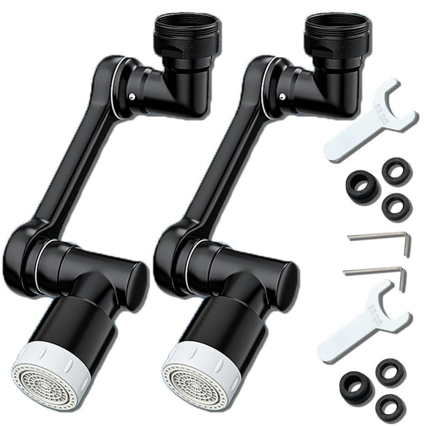 umogy Faucet Extender, Large Angle Rotating Splash Faucet Aerator ...