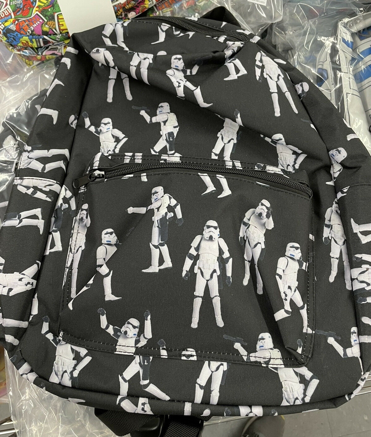 Star Wars Storm Trooper Allover Print Large Backpack 16” Official ...