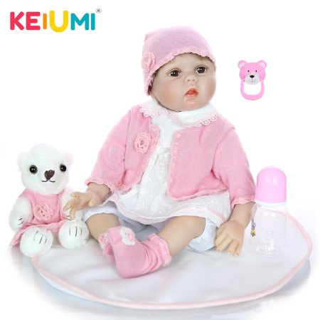 Keiumi Cute Reborn Doll 22'' 55 Cm Soft Silicone Realistic Baby Doll T | Walmart Canada