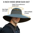 KoRwelex UPF 50+ Sunblock Outdoor Hat, Wide Brim Neck Protection ...