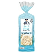 ( 2 Pack) Quaker Salt-Free Rice Cakes, 4.47 Oz. - Walmart.com