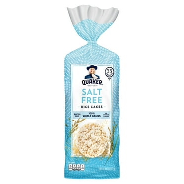 ( 2 Pack) Quaker Salt-Free Rice Cakes, 4.47 Oz. - Walmart.com