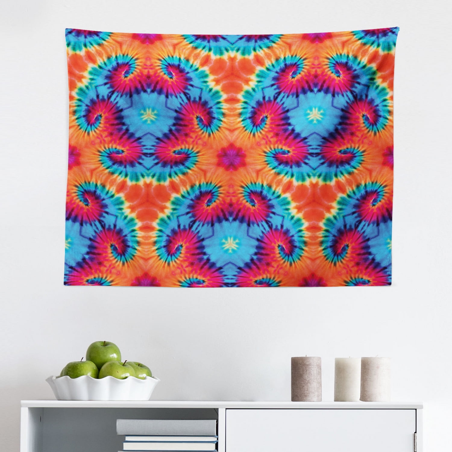 Indonesian Tapestry, Indonesian Oriental Trippy Motive with Morphing ...