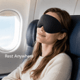 3D Contoured Sleep Mask, Memory Foam Eye Mask with Full Light Blocking ...