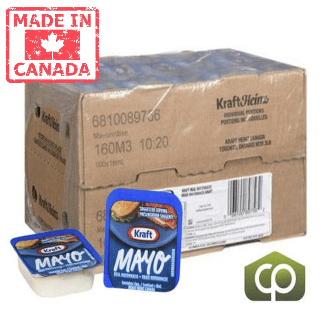 Click here for Kraft Real Mayonnaise Portions - 18ml/8.8 Lbs(200/... prices
